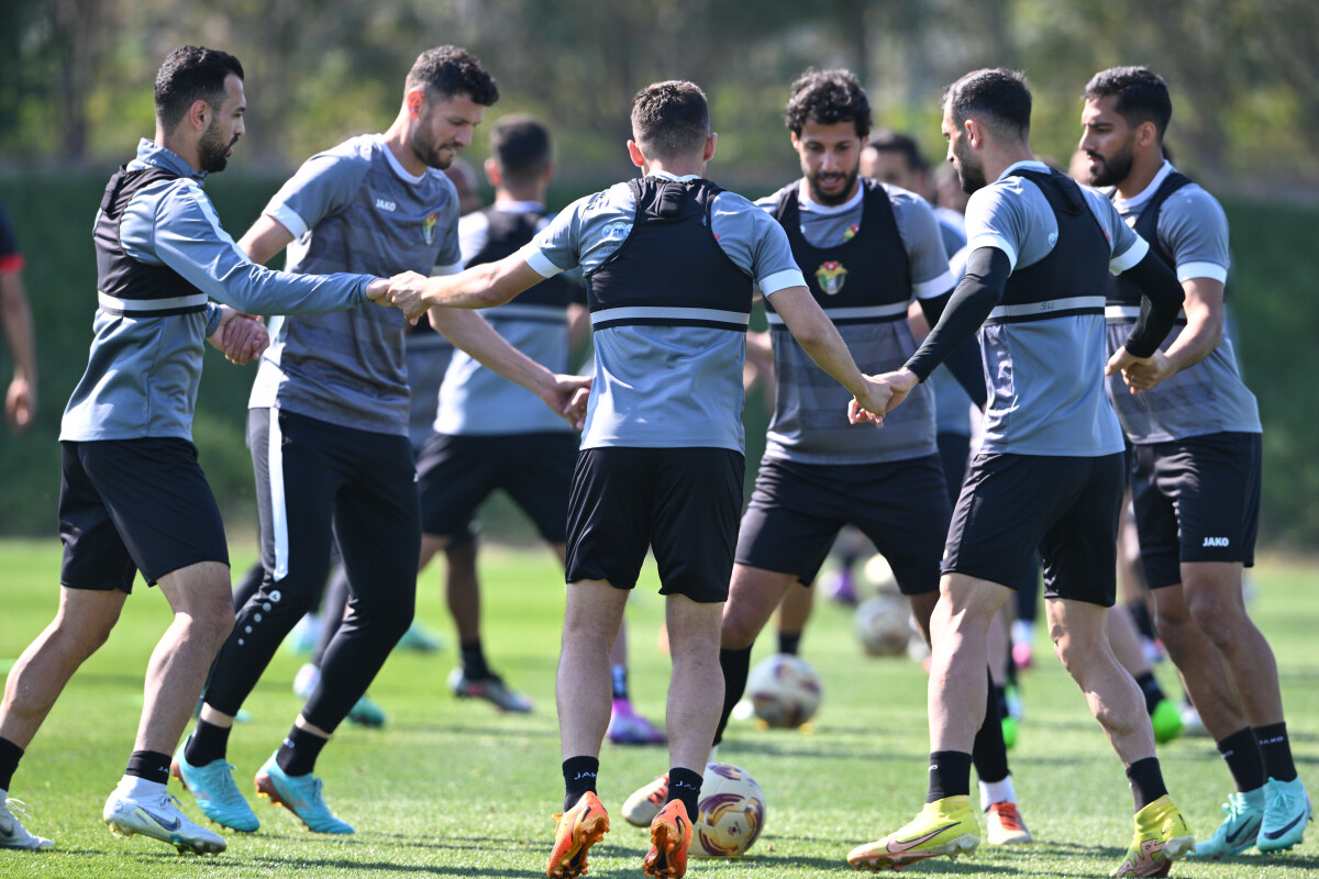 Images - Final Preparations: Jordan v Qatar