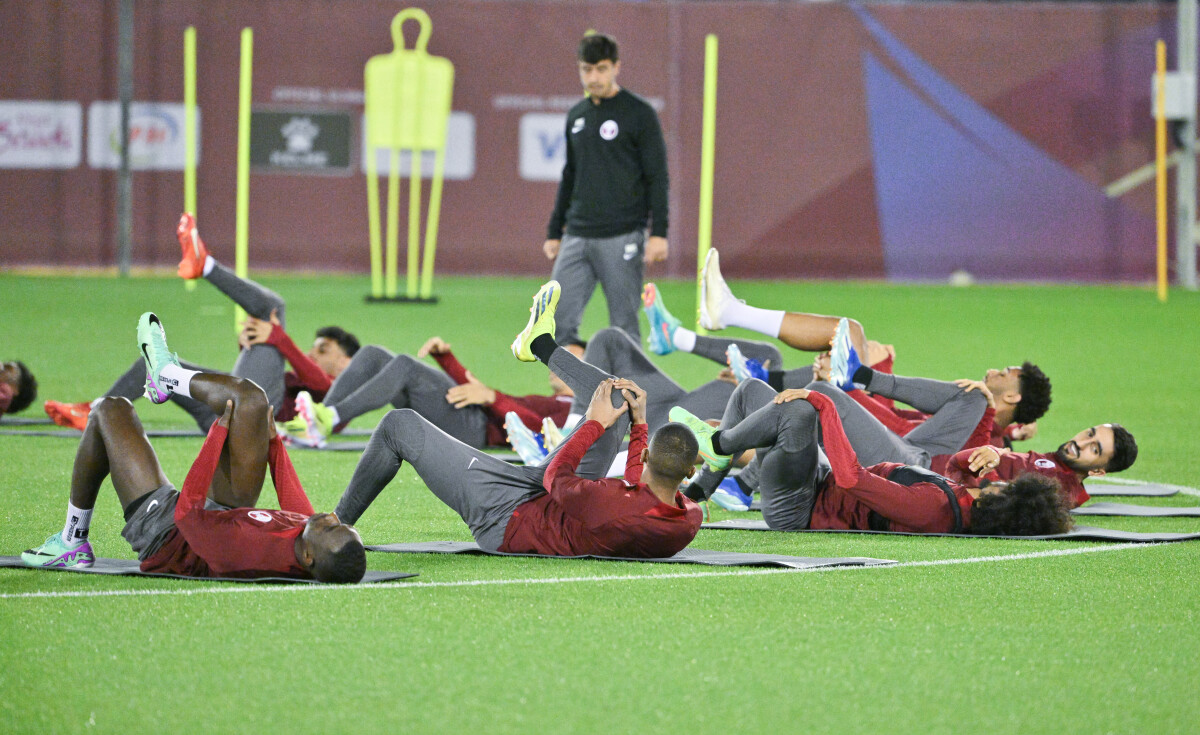 Images - Final Preparations: Jordan v Qatar