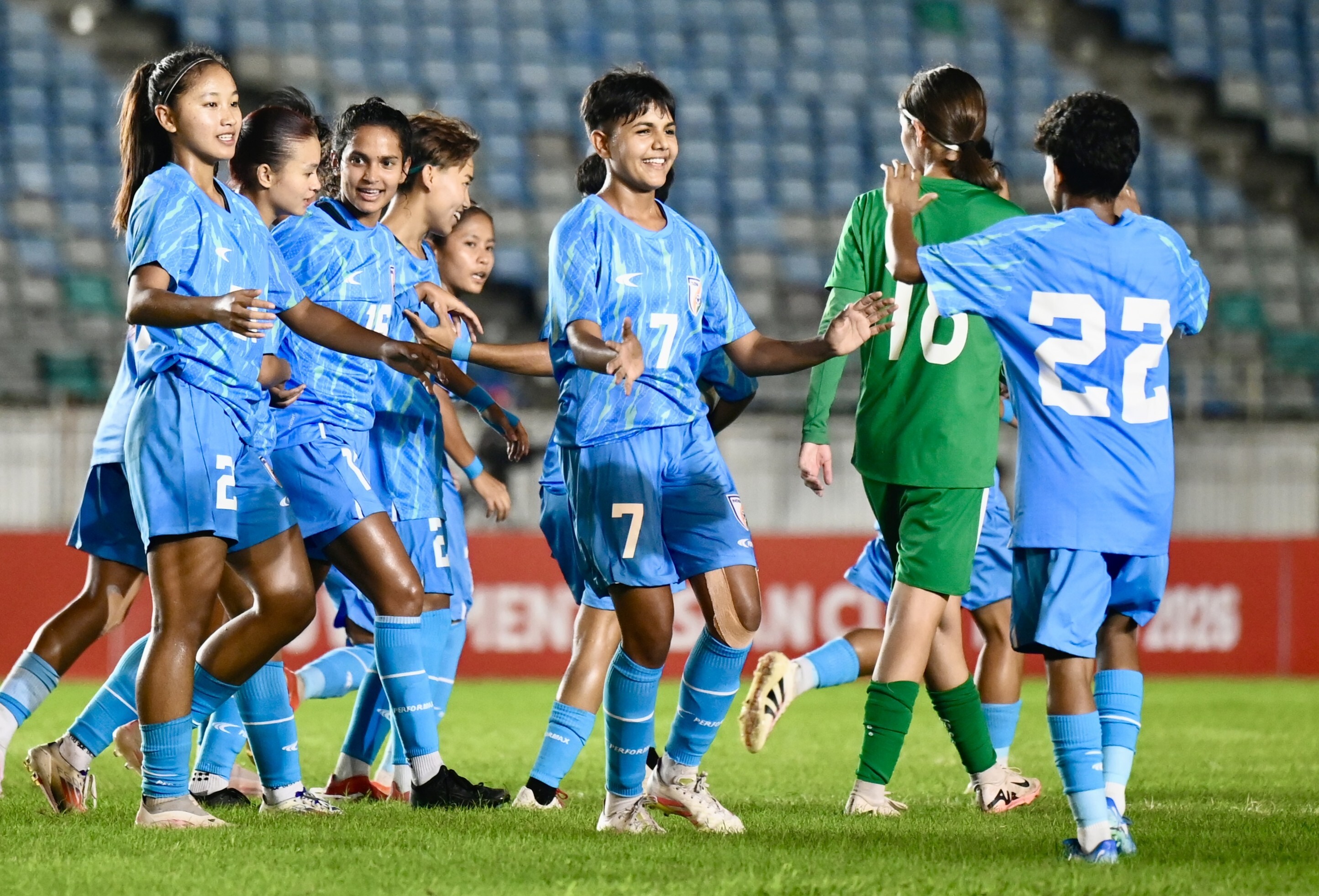 AFC U20 Women's Asian Cup Qualifiers - Group D: Indonesia 2-2 Myanmar; Turkmenistan 0-7 India