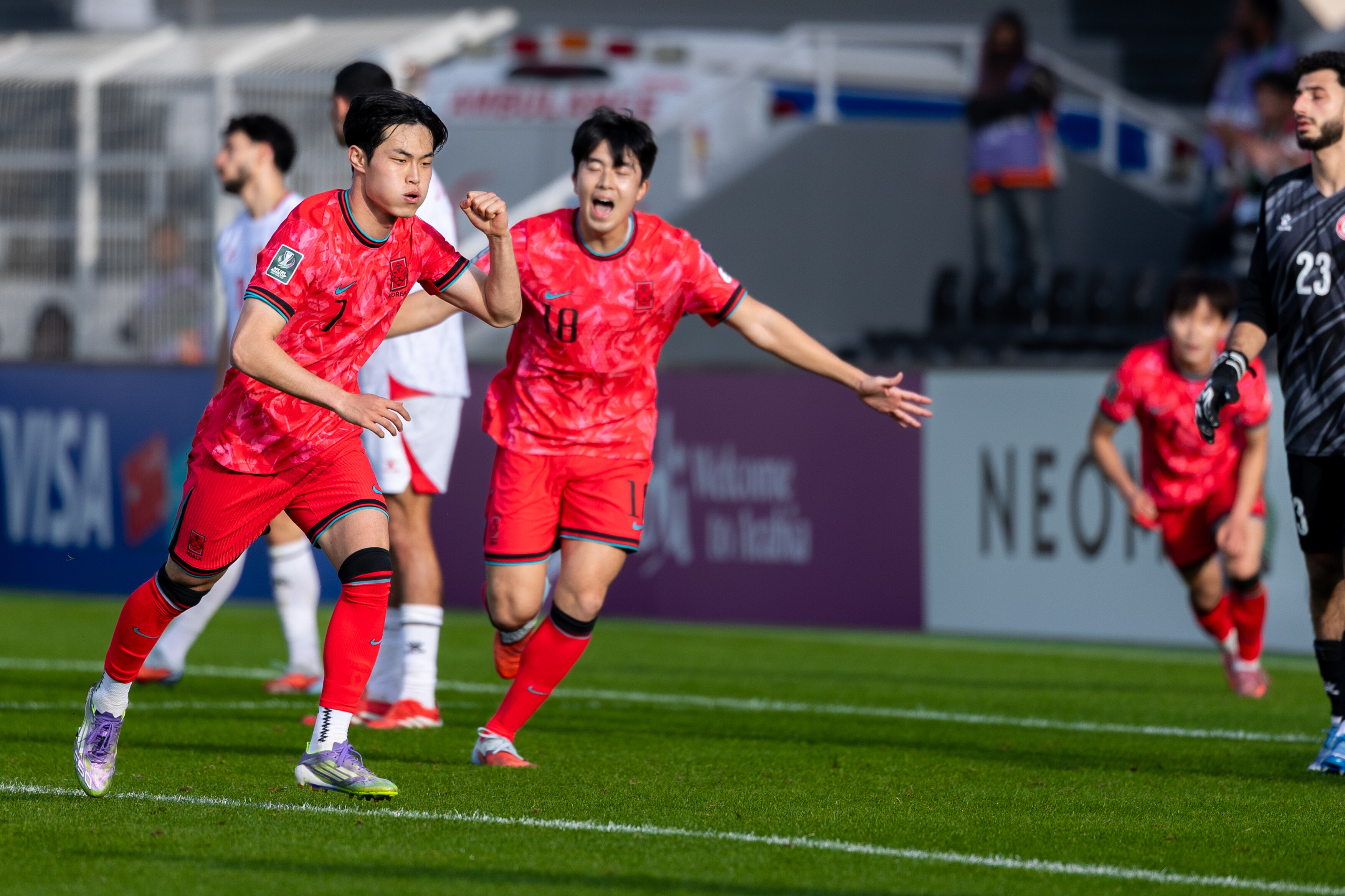 AFC U23 Asian Cup - Group C: Lebanon 2-4 Korea Republic