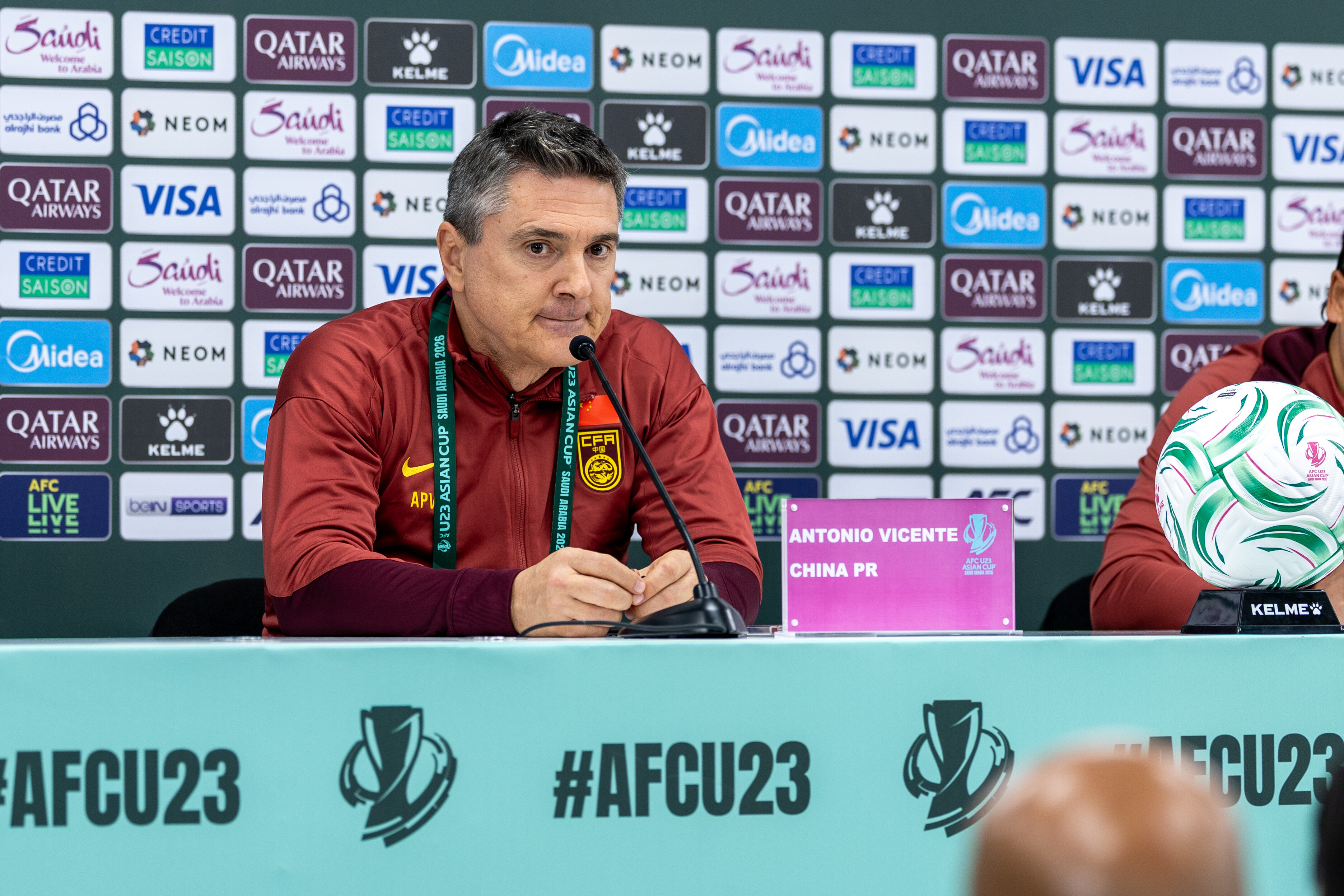 AFC U23 Asian Cup - Puche on a high after China PR make history