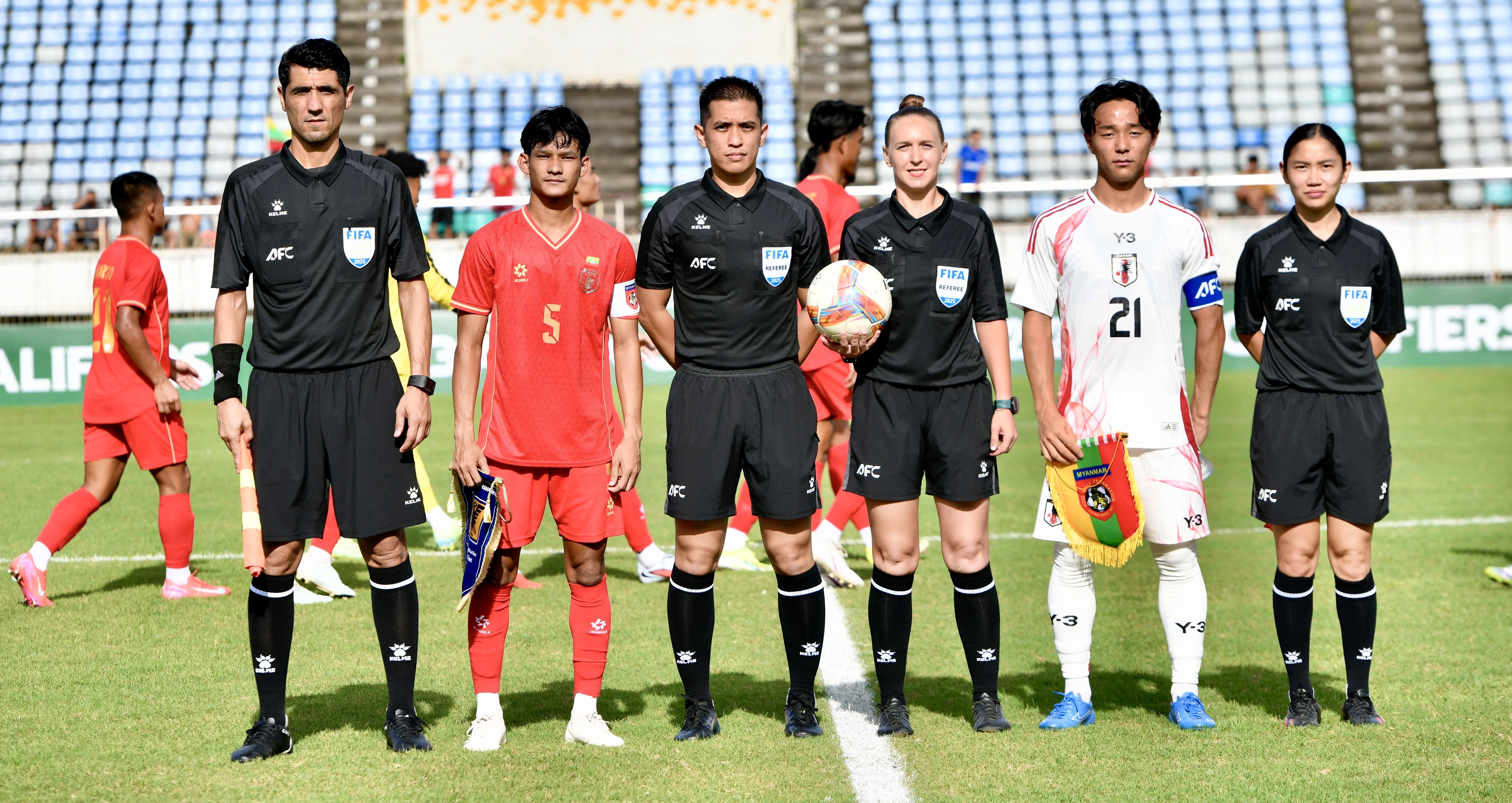 Qualifiers - Group B: Myanmar v Japan; Afghanistan v Kuwait