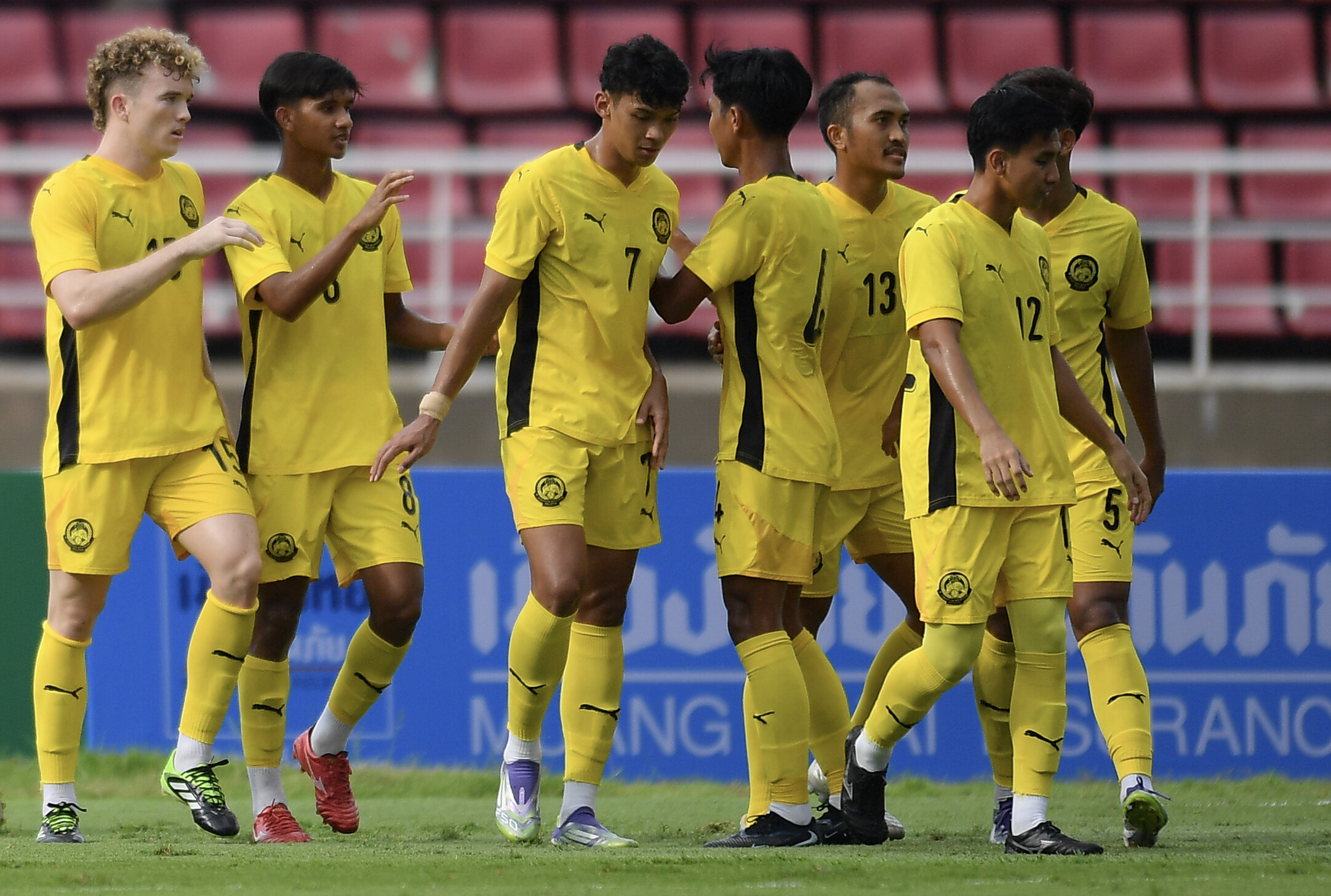 AFC U23 Asian Cup Qualifiers - Qualifiers - Group F: Mongolia 0-7 Malaysia; Lebanon 2-2 Thailand