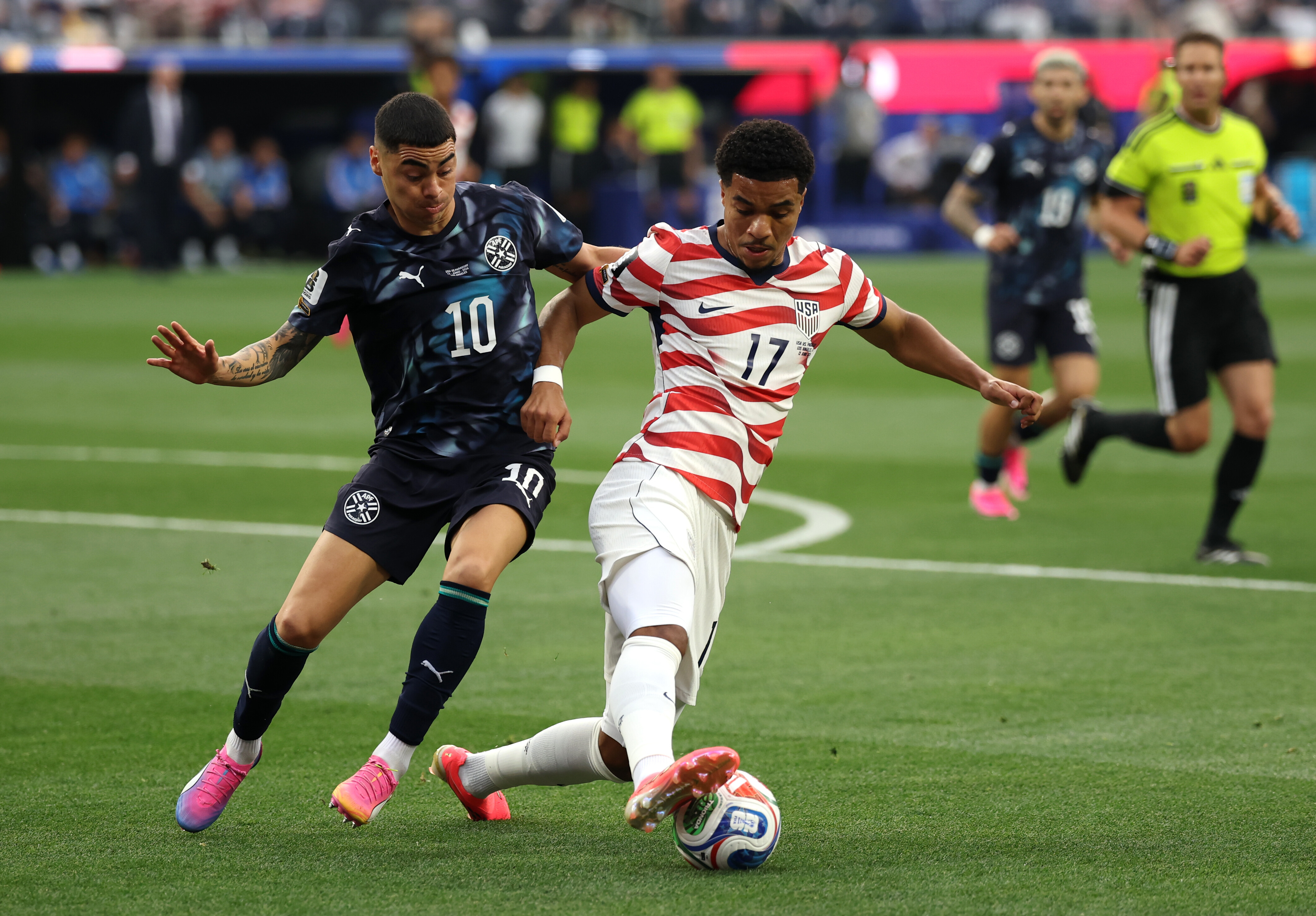 FIFA World Cup - Group D: United States 4-1 Paraguay