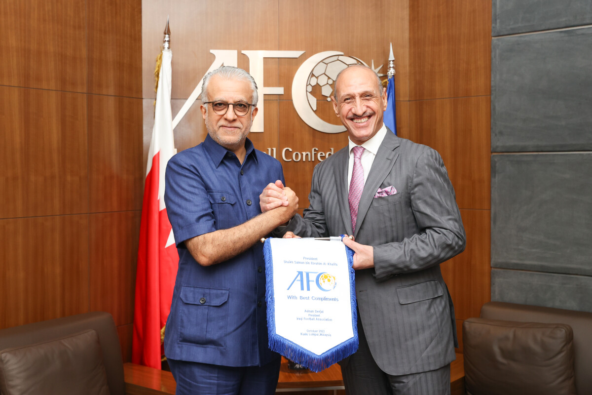 Iraqi FA delegation visits AFC House