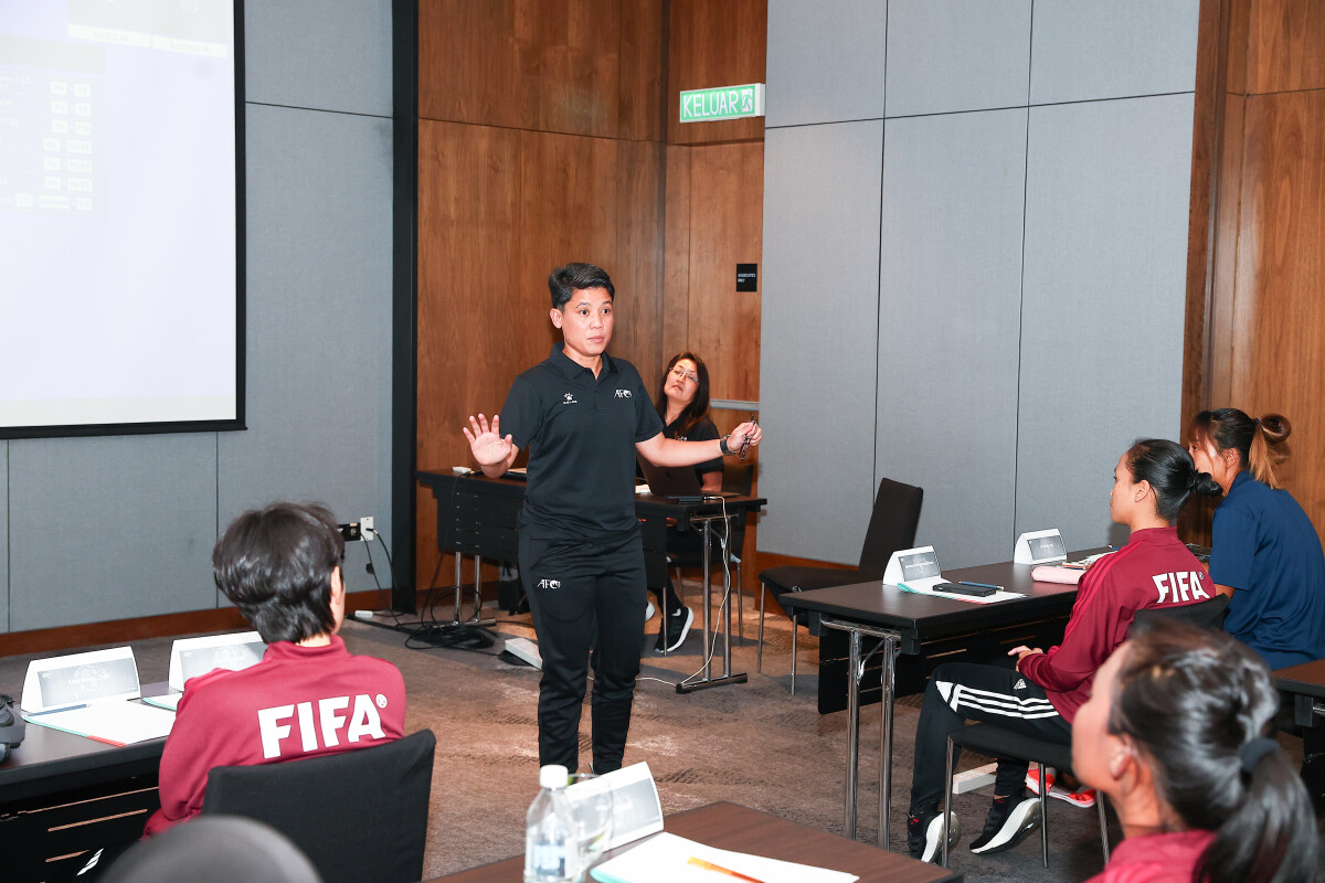 Participants benefit from landmark AFC Women Referees & Assistant Referees Selection 2024 course