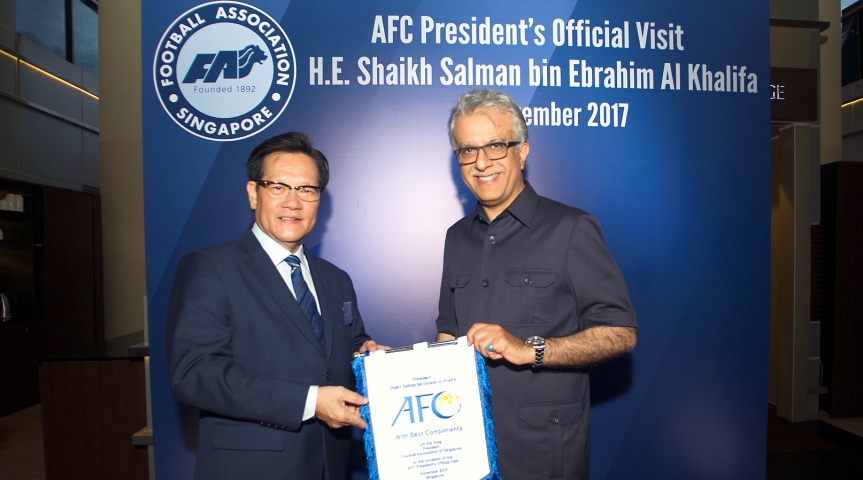 AFC President concludes visit to Singapore