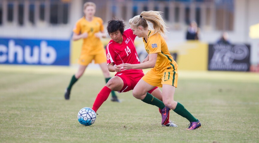 DPR Korea power into final