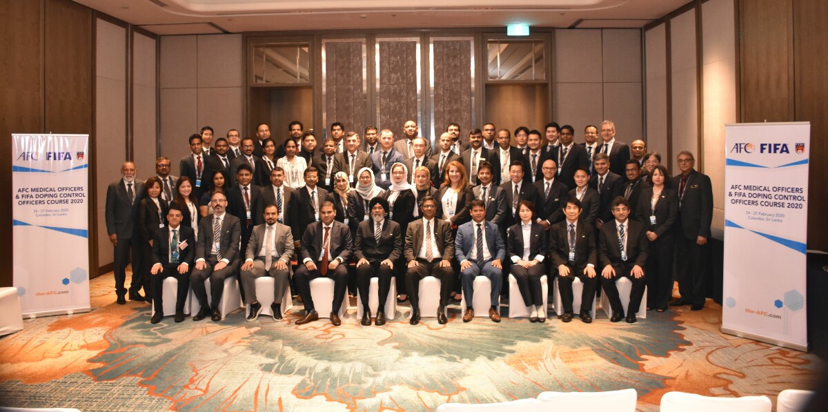 AFC Medical Officers & FIFA Doping Control Officers course opens in Sri ...