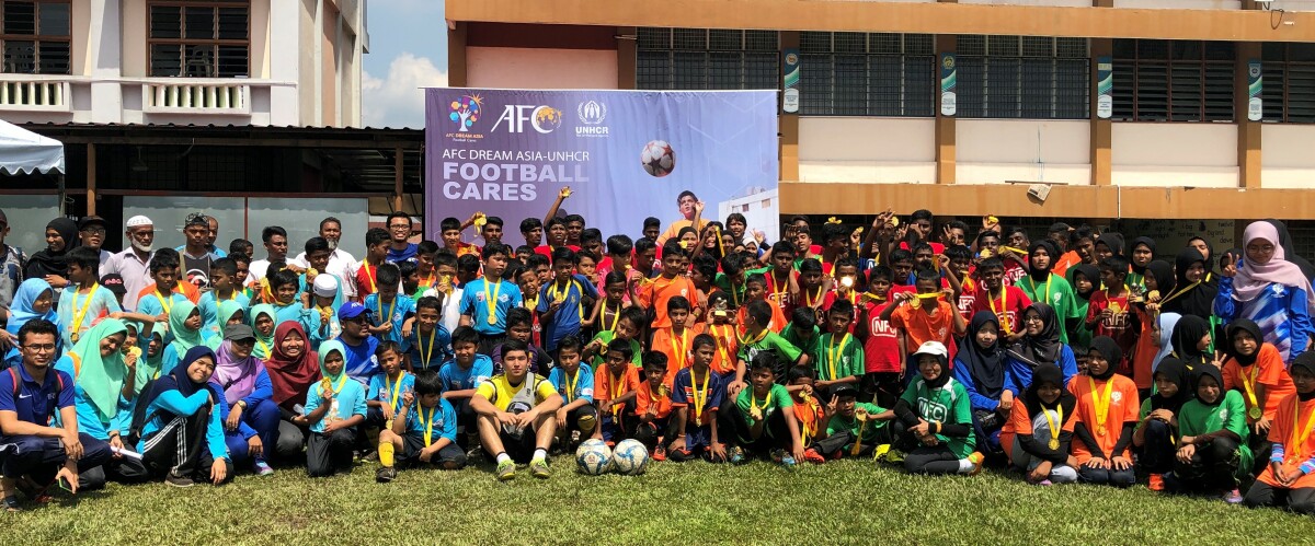 AFC-UNHCR programme concludes with mini football carnival